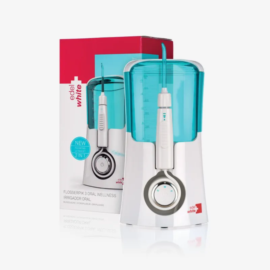CURAPROX Edel White Flosserpik 3 Oral Wellness Lighthouse oralni tuš ...