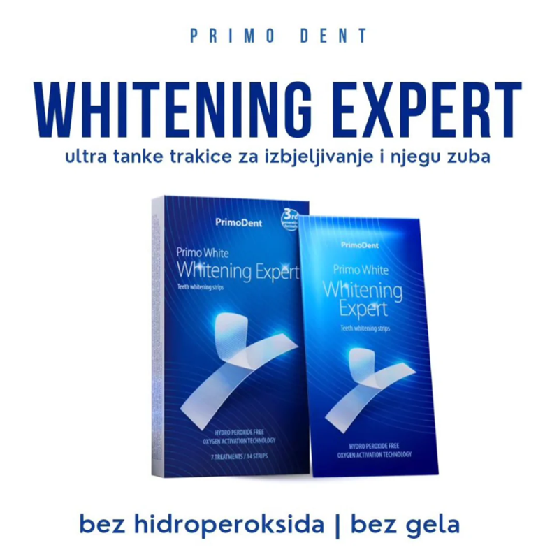 PRIMODENT Trakice za zube Whitening Expert | NJEGA DESNI I ZUBA ...